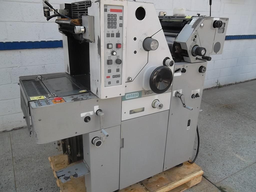 Lot #21: HAMADA VS 34 LS-M, YEAR: 1996, TWO COLOR PRESS, CRESTLINES ...